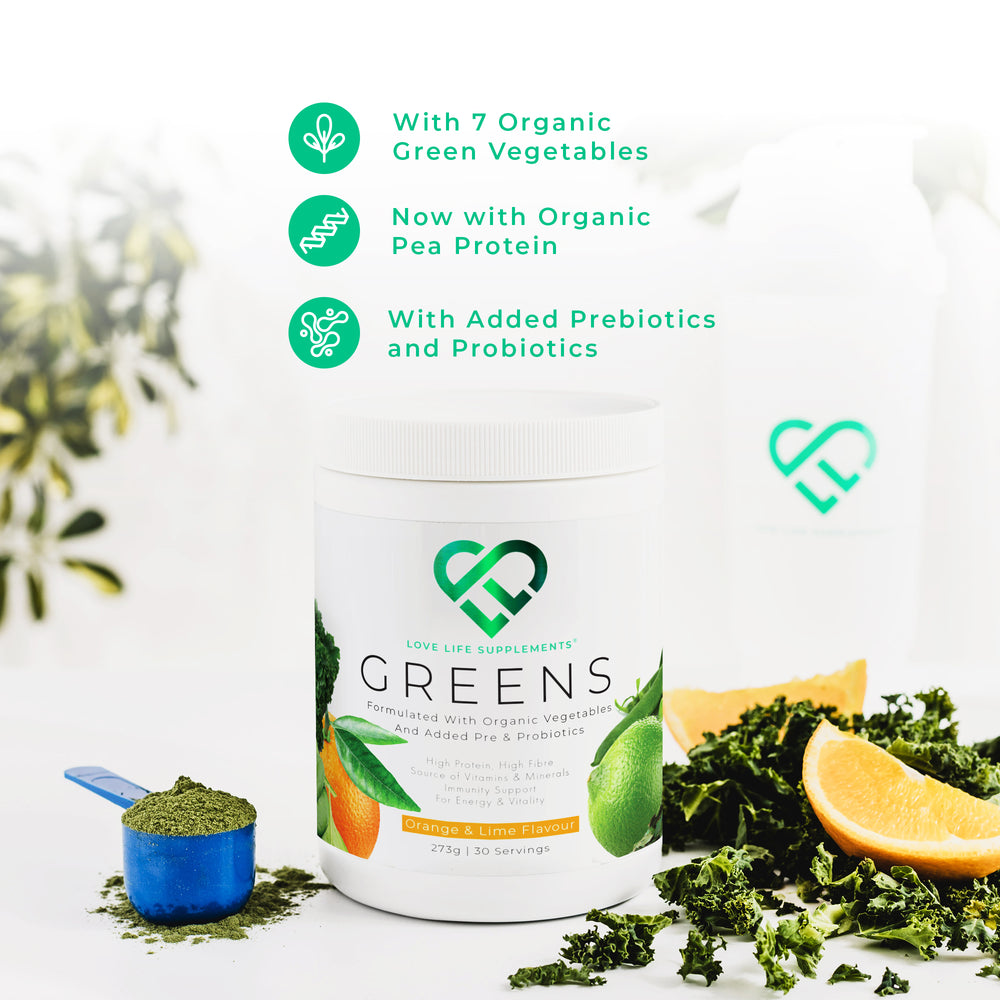 Organic Greens Food Supplement, Powder and Superfoods – Love Life ...