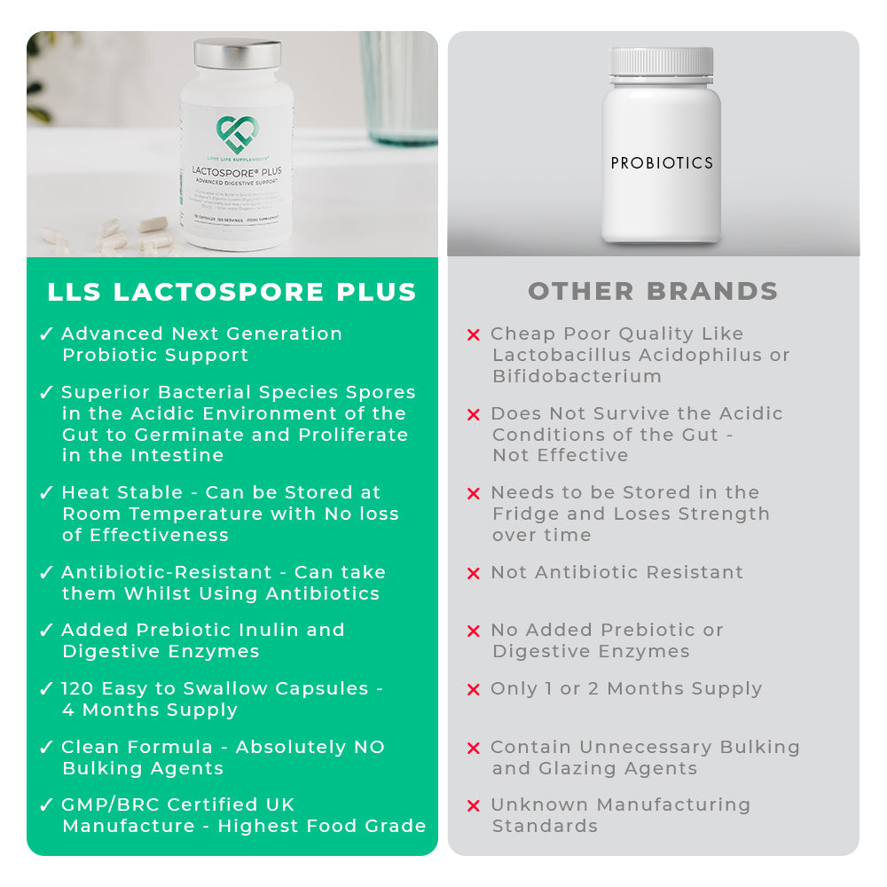 LactoSpore® Plus Capsules - Probiotic Supplement – Love Life Supplements