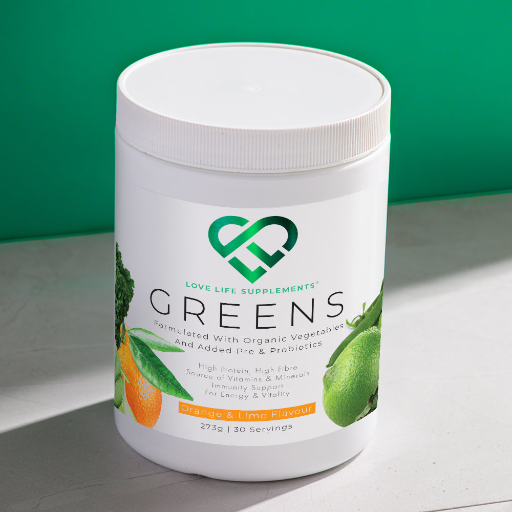 Organic Greens Food Supplement, Powder and Superfoods – Love Life ...