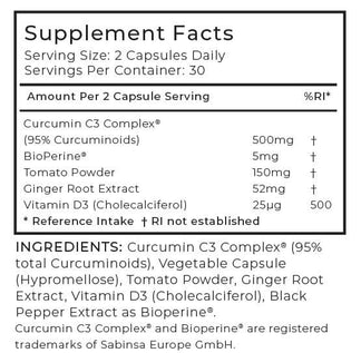 Curcumin 95 Advanced Capsules with Bioperine® – Love Life Supplements