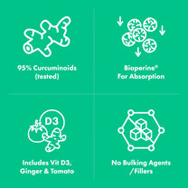 Curcumin 95 Advanced Capsules with Bioperine® – Love Life Supplements