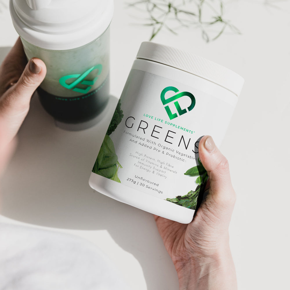 Organic Greens Food Supplement, Powder and Superfoods – Love Life ...