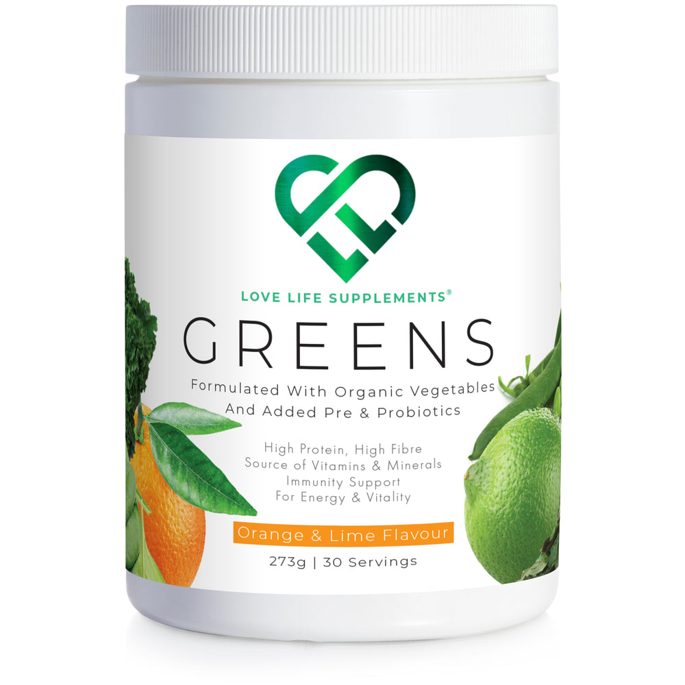 Organic Greens Food Supplement, Powder and Superfoods – Love Life ...