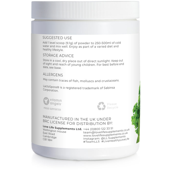 Organic Greens Food Supplement, Powder and Superfoods – Love Life ...