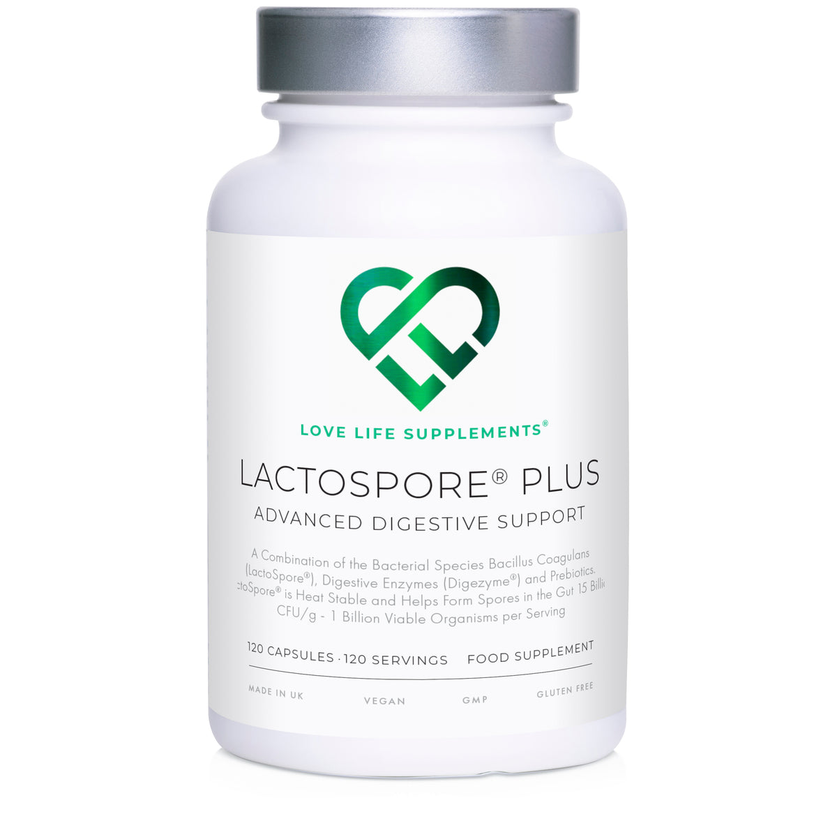 LactoSpore® Plus Capsules - Probiotic Supplement – Love Life Supplements