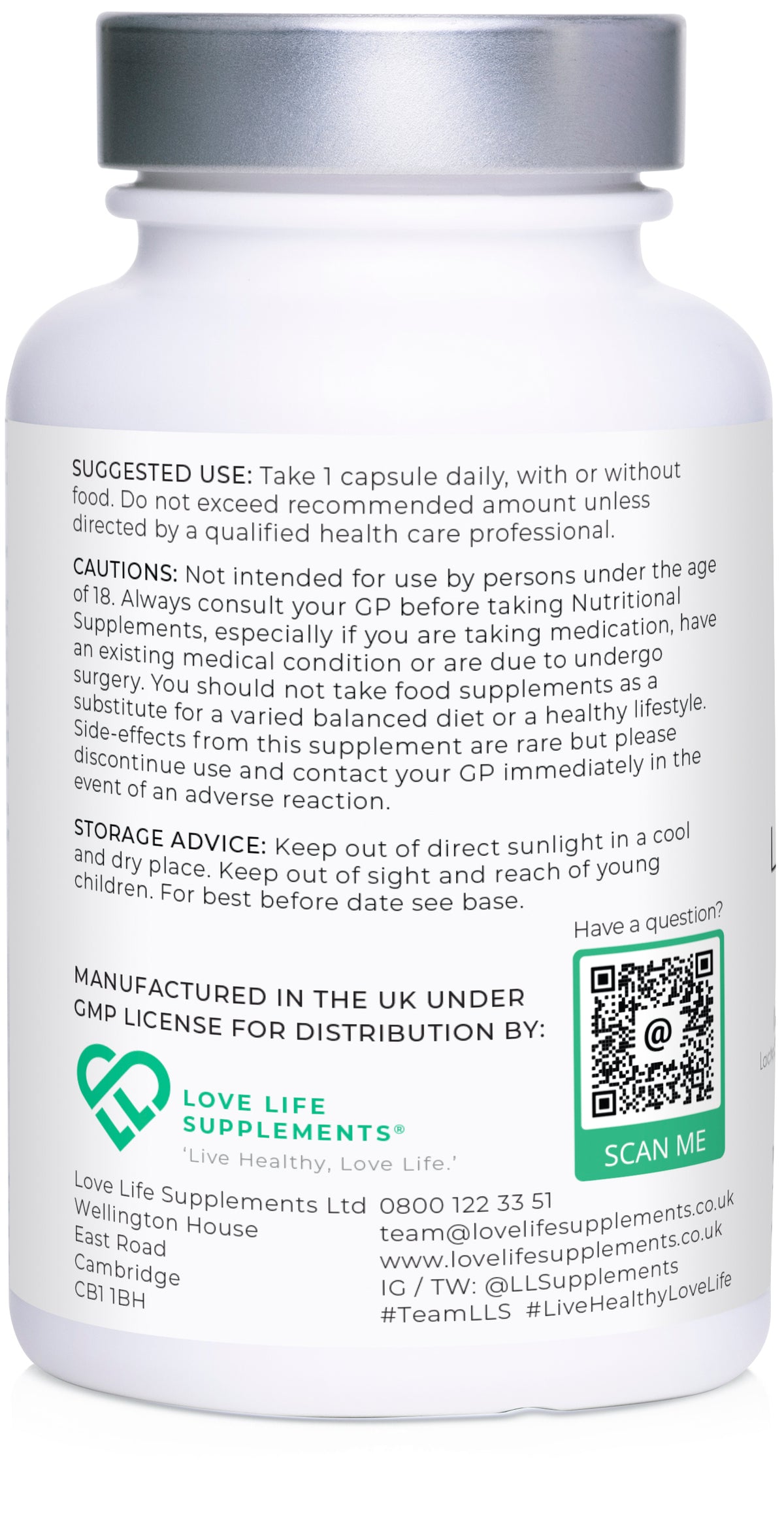 LactoSpore® Plus Capsules - Probiotic Supplement – Love Life Supplements